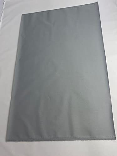 Mybecca Canvas Marine Fabric 600 Denier Indoor/Outdoor Silver (Cut Separate by Yard for Prime Orders-1 Yard)(36" x 58")