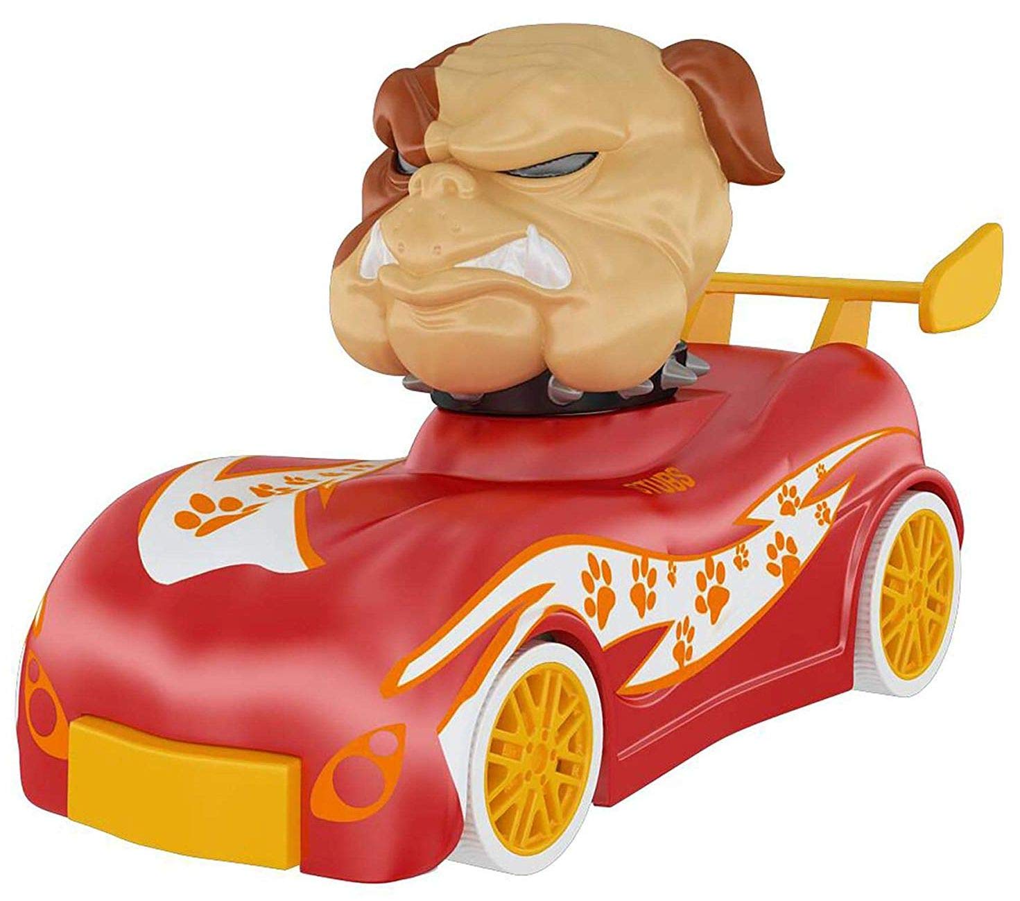 Knuckle Headz Head Poppin' Quick Shot Pull Back Crash Derby Race Car - Stubbs The Bulldog