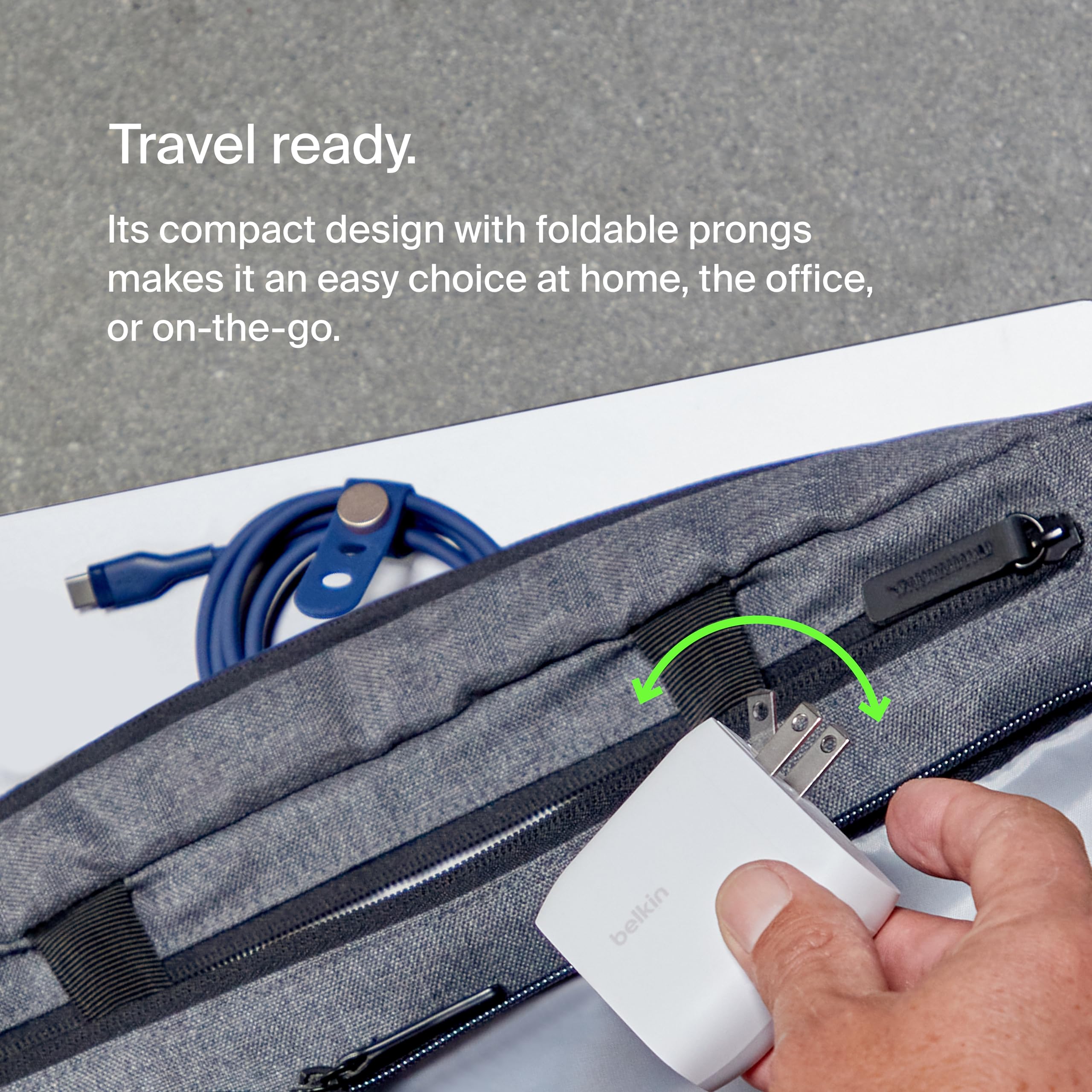 Belkin BoostCharge Dual USB-C Wall Charger with PPS 60W for Apple iPhone, iPad, Samsung Galaxy, Google Pixel - Compatible w/USB-C to Lightning Cable & USB-C to USB-C - White