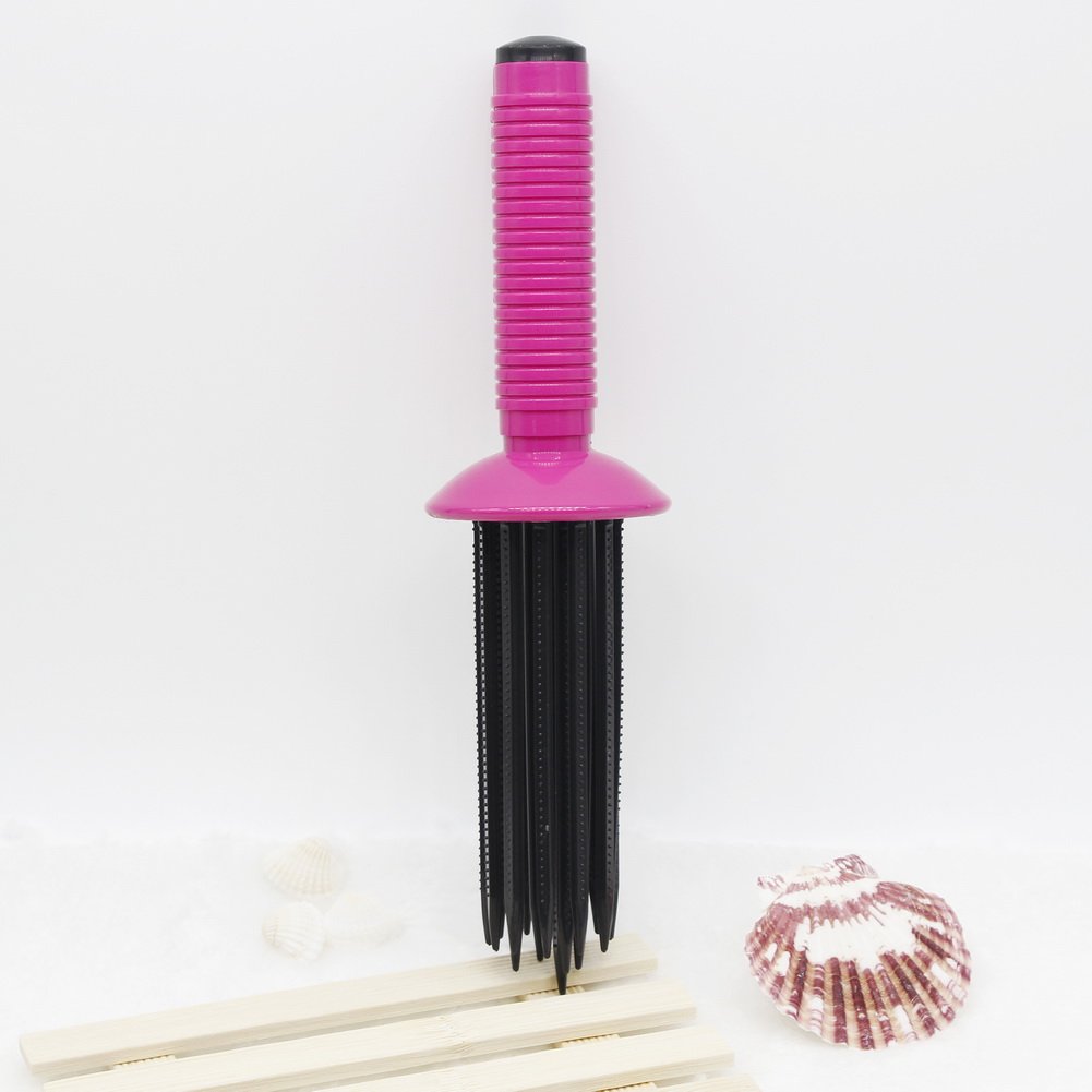 OYBUFSH Adjustable Air Volume Comb Hair Fluffy Styling Curler Curls Comb Curling Make Up Brush Roller Tool