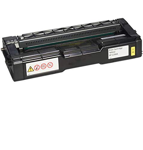 Ricoh 407542 SP250 Toner Cartridge - Yellow - 1 Pack in Retail Packing