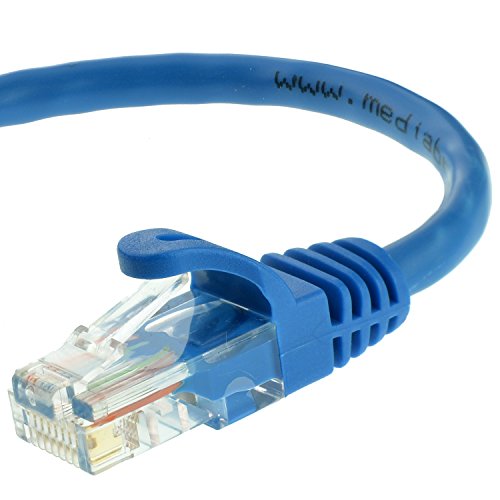 Mediabridge⢠Ethernet Cable (25 Feet) - Supports Cat6 / Cat5e / Cat5 Standards, 550MHz, 10Gbps - RJ45 Computer Networking Cord (Part# 31-399-25X)