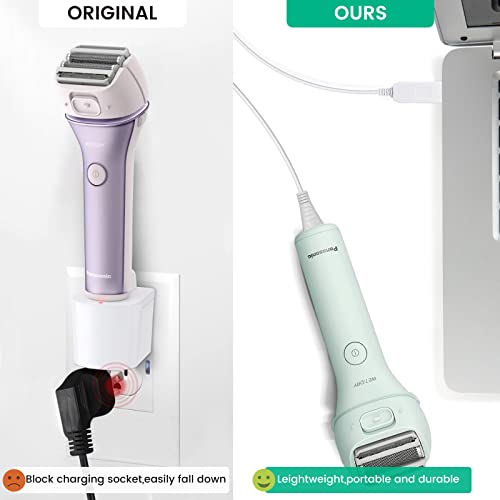 Charger Cable Replacement for Panasonic Shaver ES-WL80-V/ES-WL60-G, Charging Cord for Trimmer, with Cleaning Brush