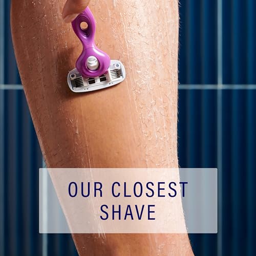 Schick Hydro Silk Moisture Razor Blade Refills, 6 Count | 5-Blade Moisturizing Razors for Women | Womens Moisturizing Razor Refills