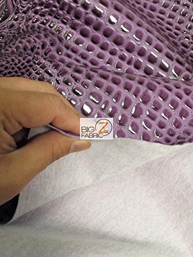 DuroLast™ Florida Gator 3D Embossed Vinyl Fabric by The Yard 2 Tone 3D Crocodile DIY Upholstery Accessories Apparel (Honey Caramel)