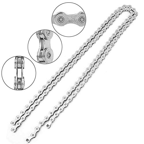Bike Chain, 116 Links Easy Installation Ultra Light Steel Replacement Chains Accessory Durable Bicycle Chain, for Road Bikes
