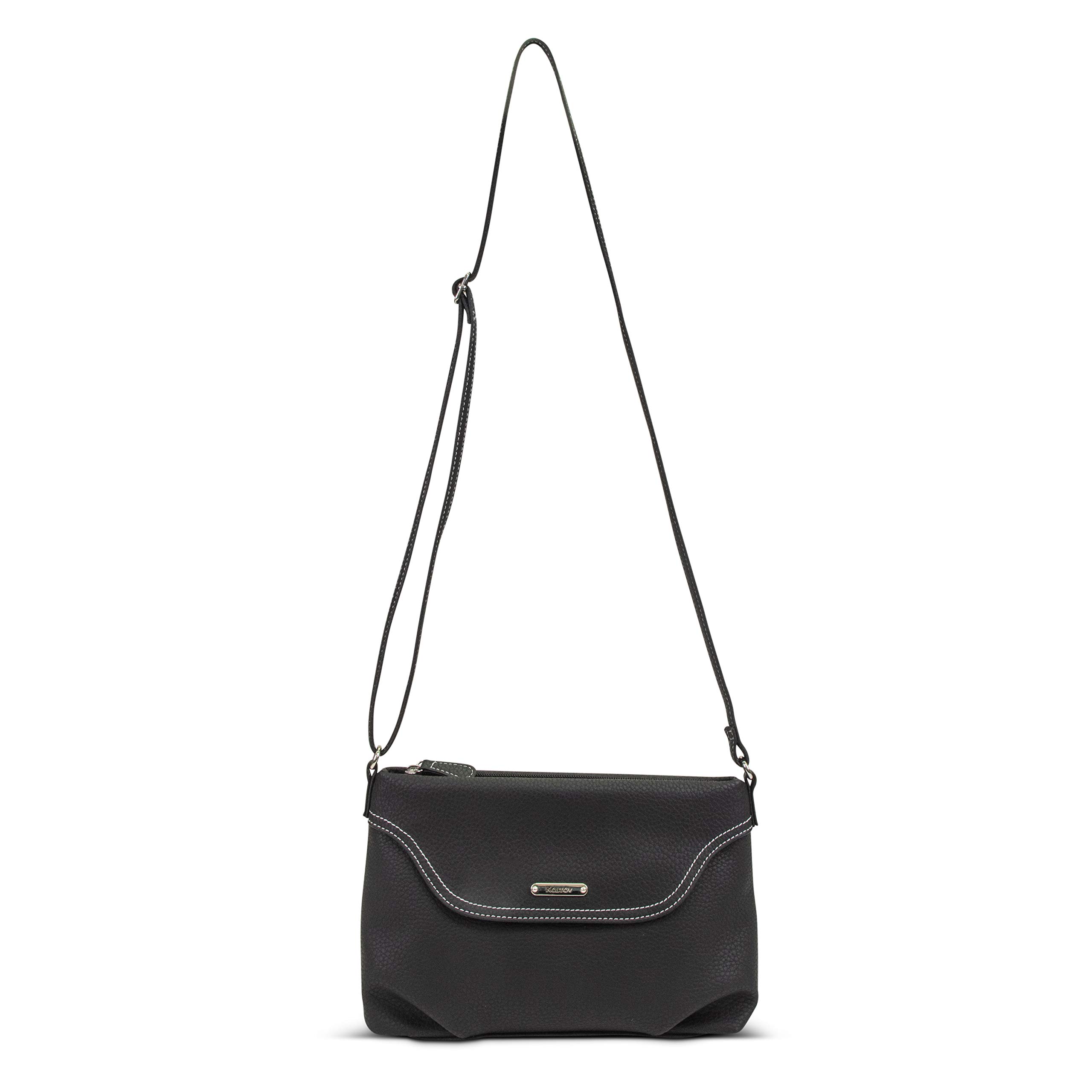 Koltov Ruby Crossbody, White/Hazelnut