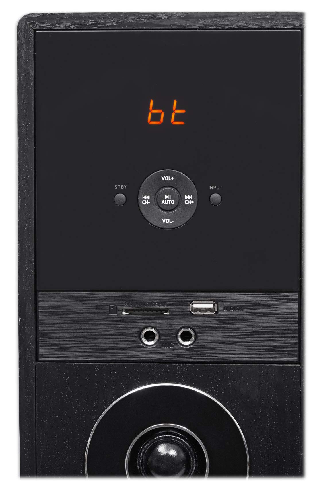 Rockville TM150B Black Home Theater System Tower Speakers 10" Sub/Bluetooth/USB
