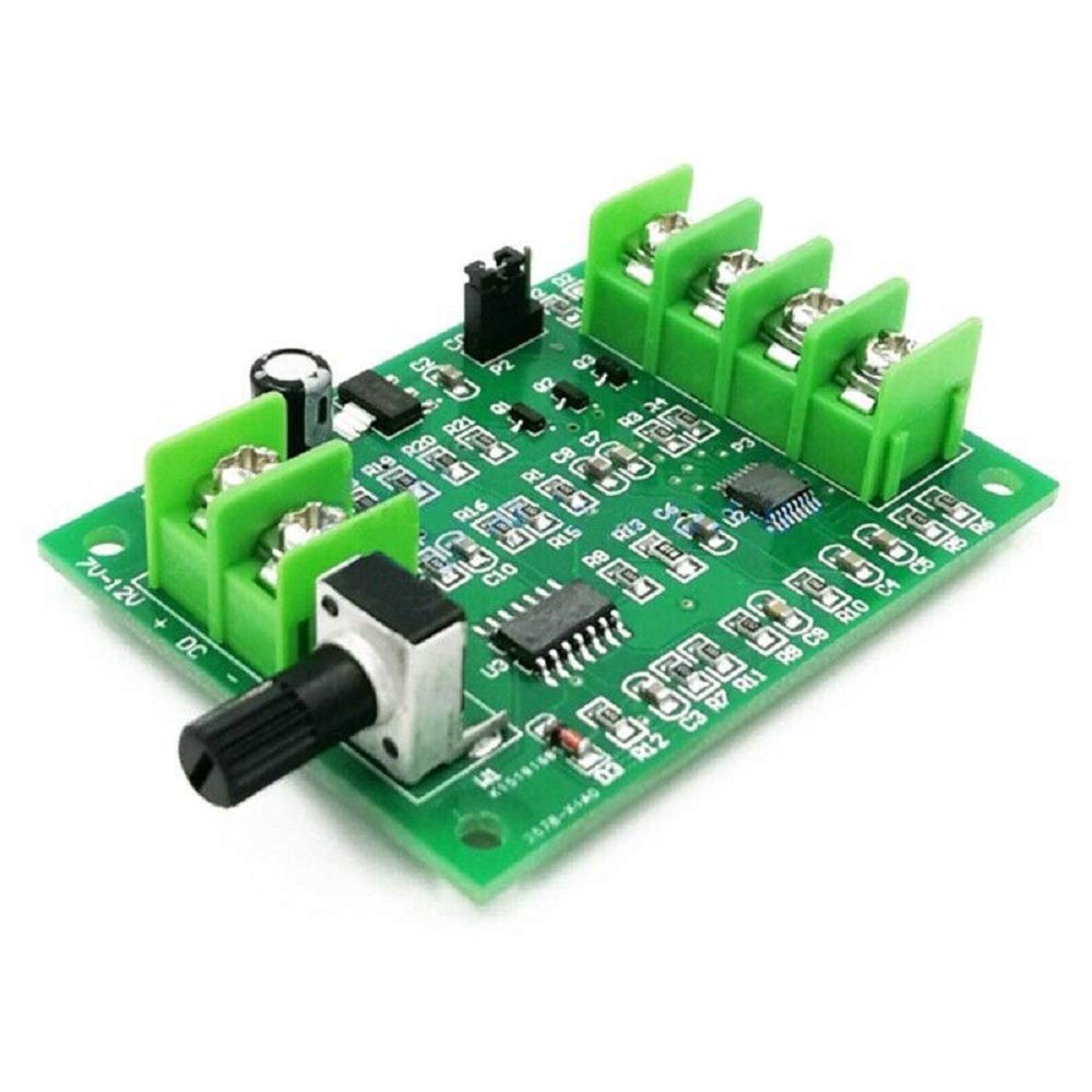Balance World Inc 5V-12V DC Brushless Driver Board Controller for Hard Drive Motor 3/4 Wire Ne 1E8