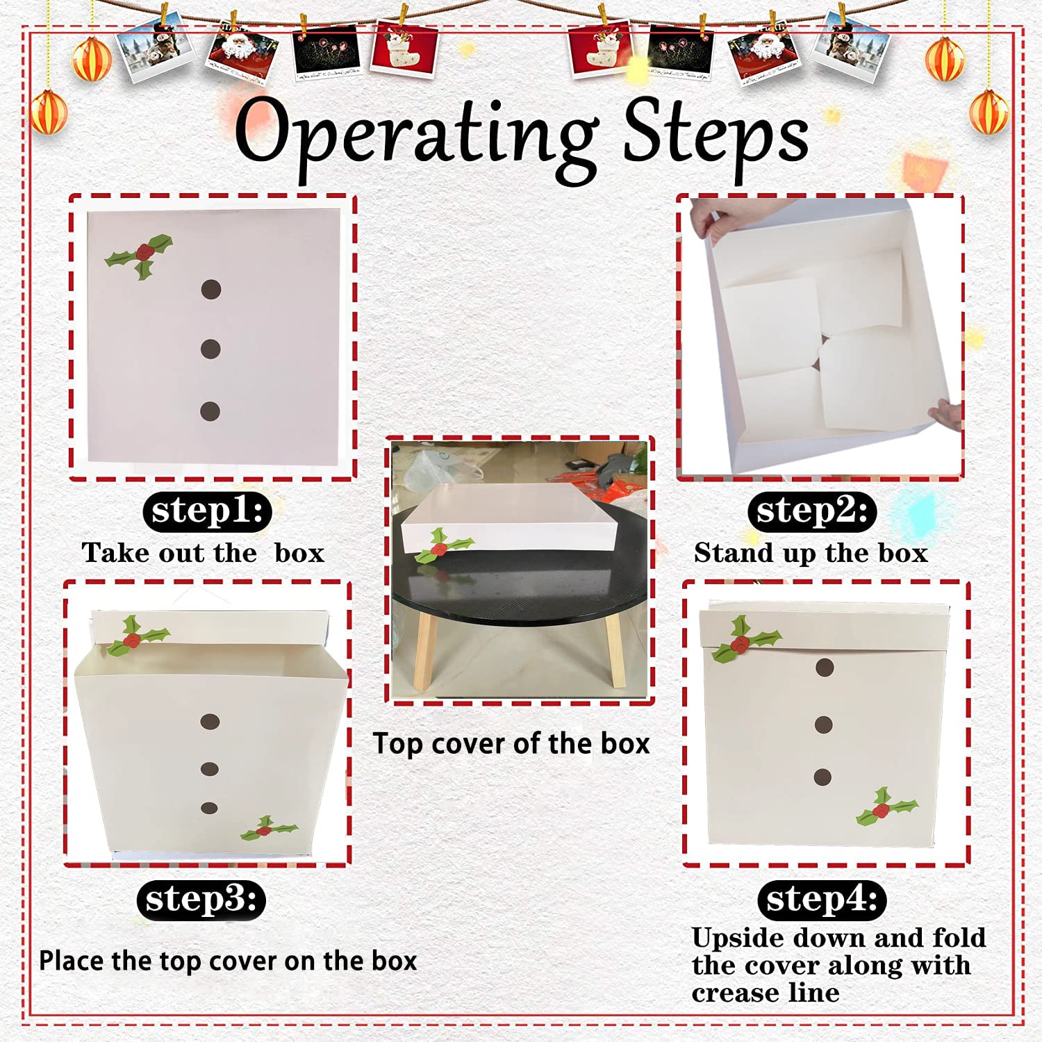 Christmas Gift Boxes with Lids Christmas Snowman Stacking Boxes Christmas Nesting Boxes Christmas Stackable Gift Box Holiday Winter Party Decor Ornaments Supplies