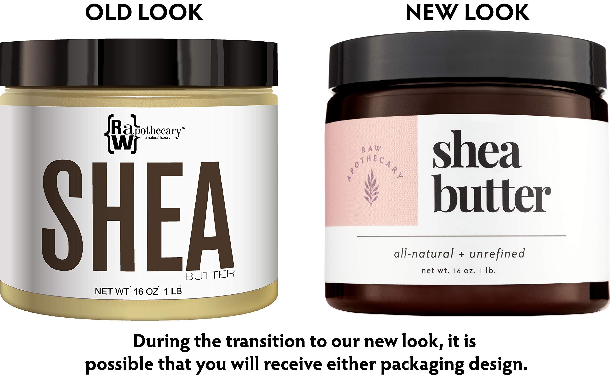 Raw Apothecary All-Natural Ivory Shea Butter (16 ounces)