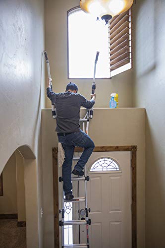 Little Giant Ladders, Epic, M17, 17 foot, Multi-Position Ladder, Aluminum, Type 1A, 300 lbs weight rating, (16817-818)