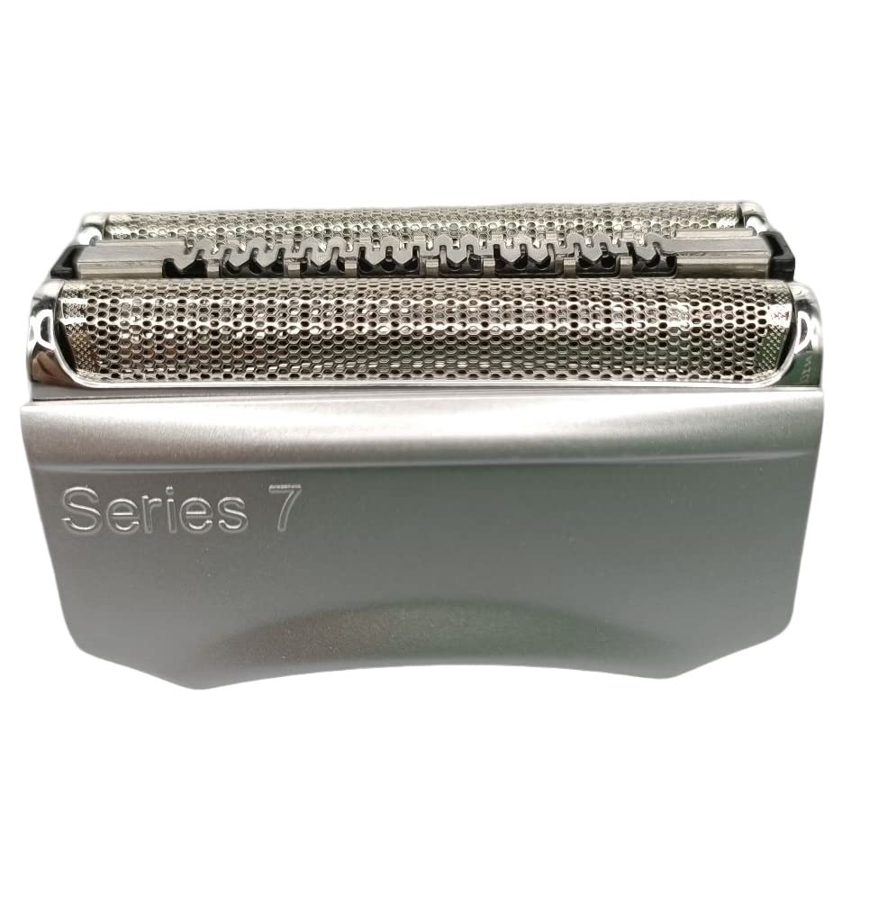Benzili for Braun Series 7 70S Electric Shaver Replacement Head Cassette fit for Series 7 Shavers 720,750CC,760CC,765CC,790CC,799,797,Shaver Foil Cassette Head Replacement Part–Silver