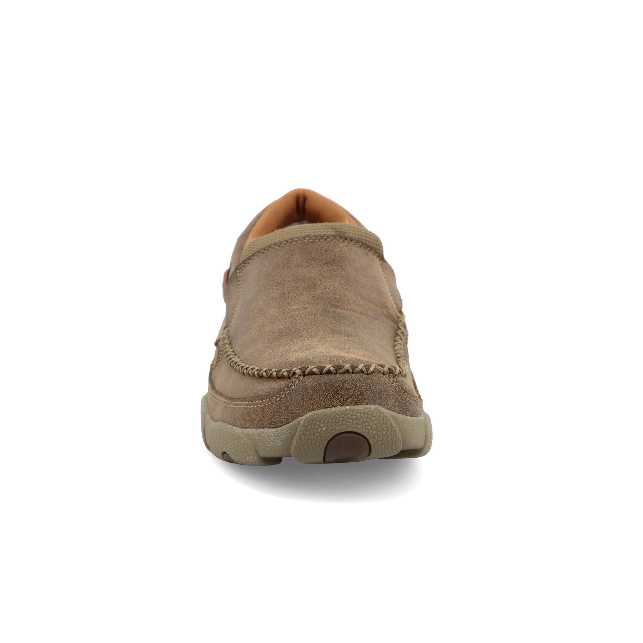 Twisted X Men's Slip-On Driving Moc, Moc Toe, Bomber, 9.5 W