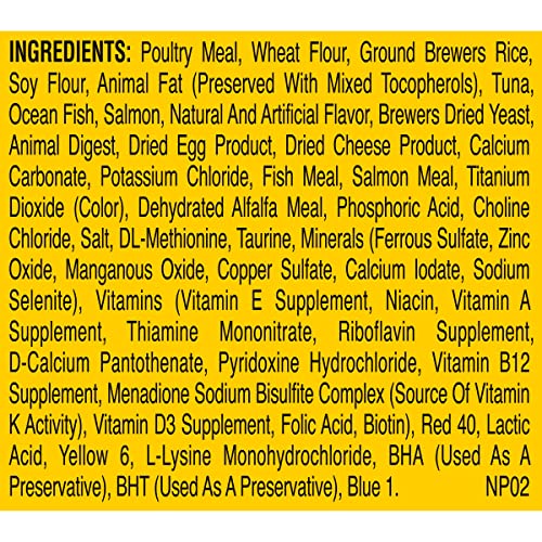 Meow Mix Ocean Explosion Tartar Control Cat Treats, 2.1 Ounce Pouch (Pack of 12)