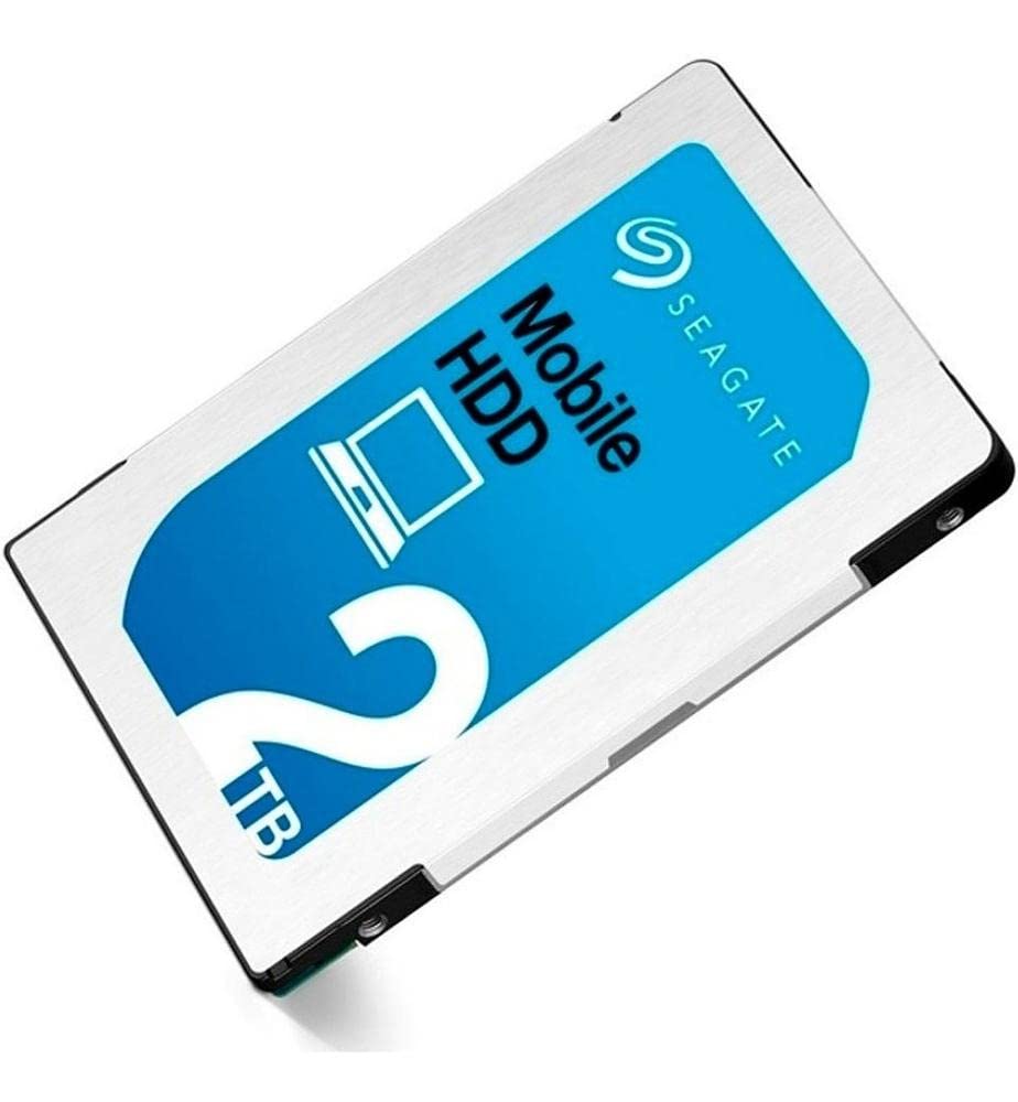 Seagate 2TB HDD SATA 5400rpm 6.4 cm 2.5 Inch 7 mm Height 128 Mb Cache BLK
