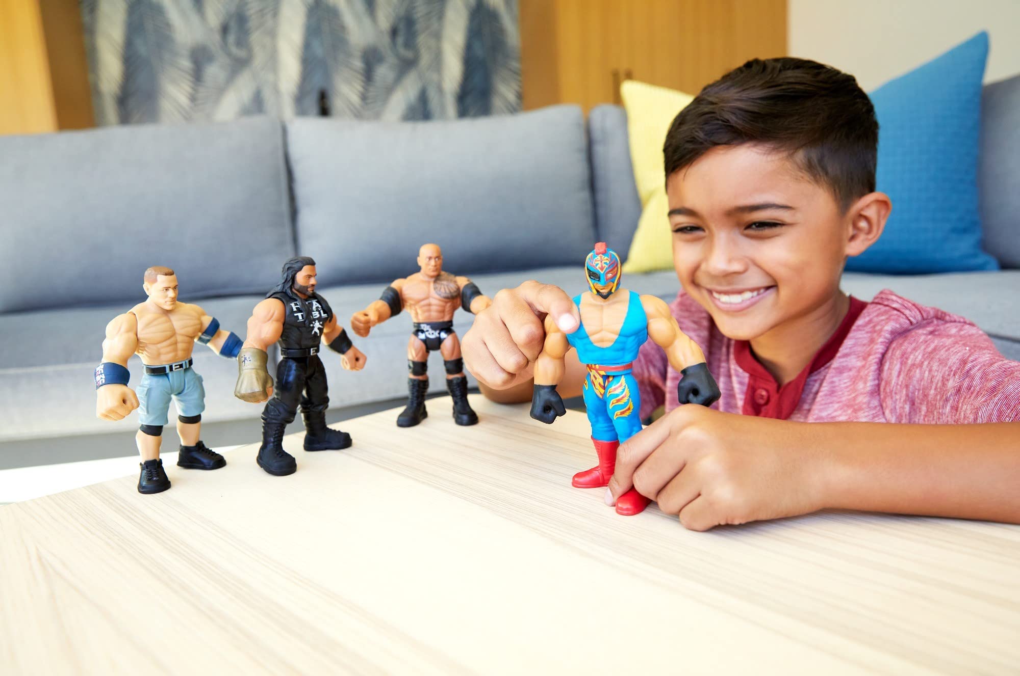 WWE Basic Action Figures, Posable 5.5-inch Collectible for Ages 6 Years Old & Up