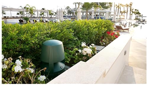 JBL Professional Control 88M Wired, Two-Way Coaxial, Mushroom Style Outdoor, Landscape, Architectural, Waterproof Speaker, 8-Inch, 360 Degree Sound. Sold Individually. Green