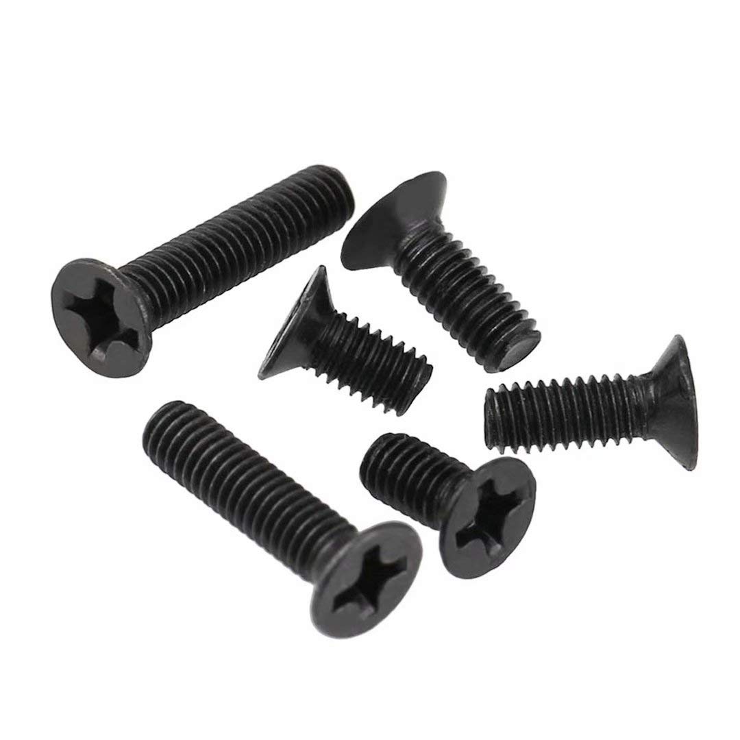 BOSHC Electronic Screws Phillips Flat Head Micro Screws for Glasses Laptop Notebook Computer Bolt M3*8mm,200 pcs