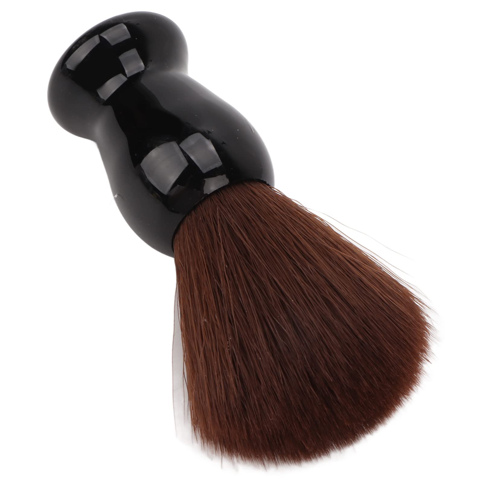 Beard Foam Brush Beard Foam Brush, Nylon Foaming Shaving Brushes Men Beard Brush Soft Brown Nylon Hair Comfortable Black Handle Beard Cleansing Grooming Brush Beard Tool Hair