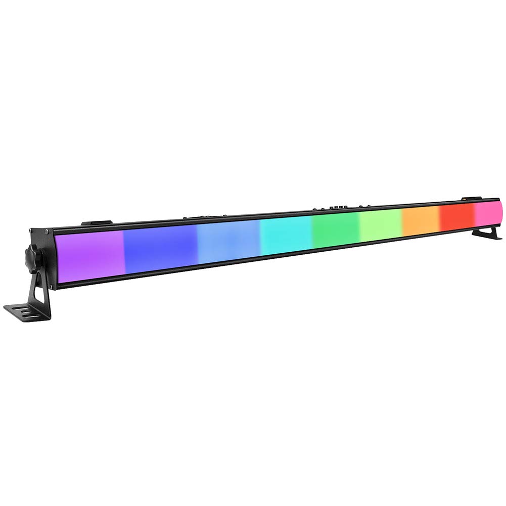 LED Stage Light Bar DMX - 40IN 60W 224LEDs RGB DJ Light Bar Sound Activated Auto Program Strobe 54 Modes DMX Light Bar Pixel Strip for DJ Party Concert Music Live Show Christmas Stage Lighting