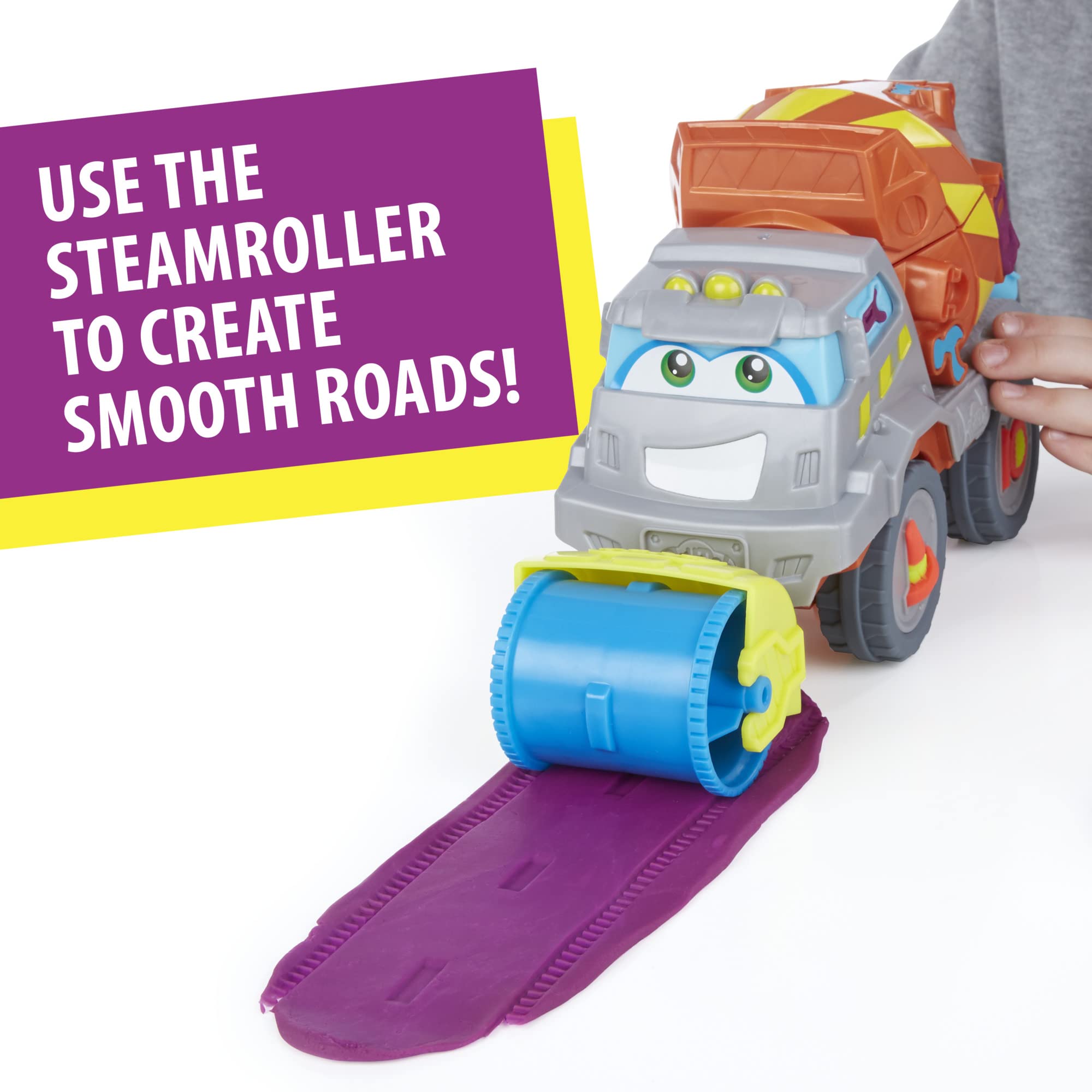 Play-Doh Max The Cement Mixer Toy Construction Truck with 5 Non-Toxic Modeling Compound Colors For 3+ Years, 2-Ounce Cans (Amazon Exclusive)