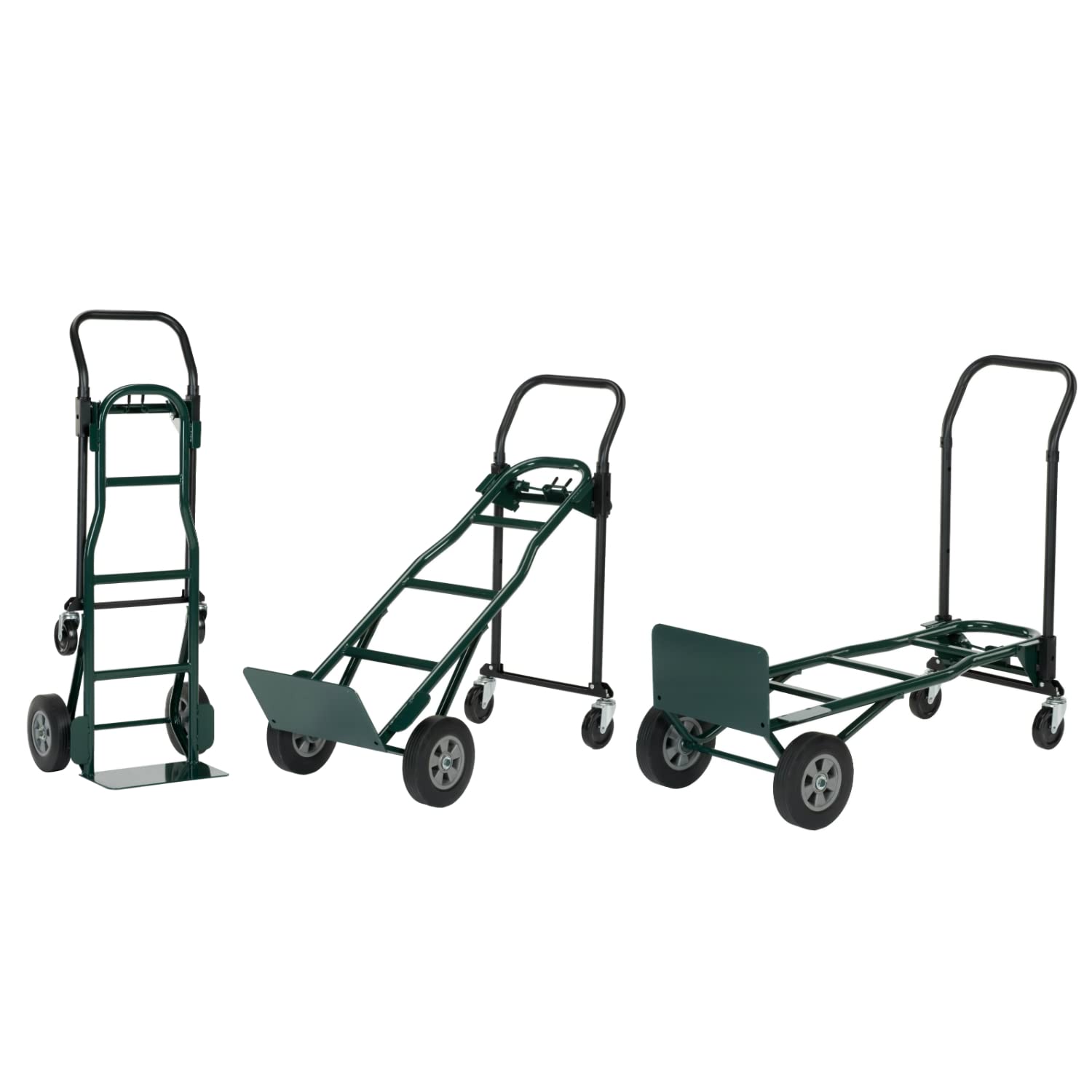 Convertible Hand Truck,700 lb,Handle Height up to 56”,4” Swivel casters, Dollies & Hand Trucks,Neat and Convenient to use