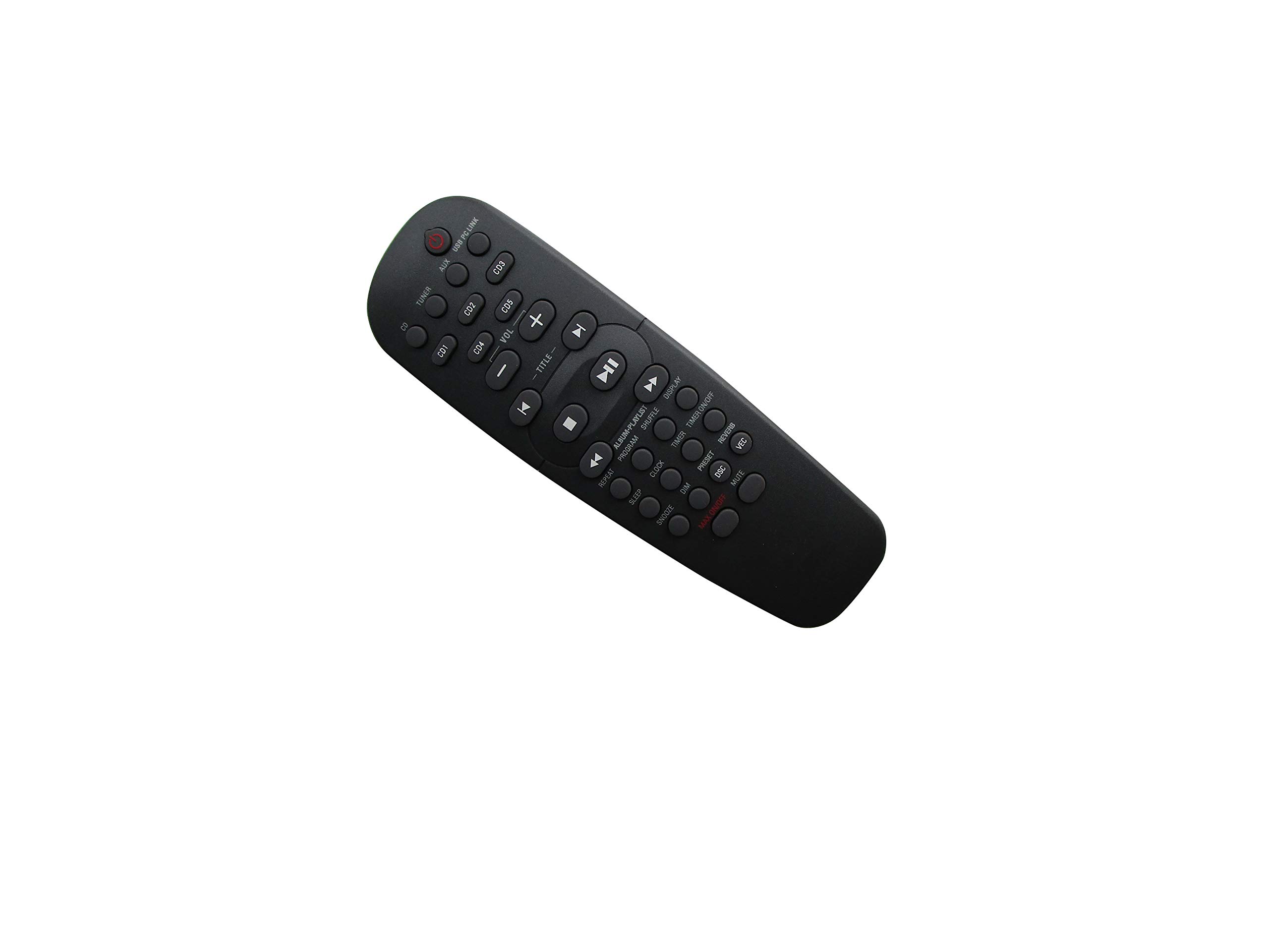 HCDZ Replacement Remote Control for Philips FW-C255 FW-C255/30 FW-C255/99 FW-C255/01 FW-C255/37 FW-C255/21 Mini Hi-fi Audio System