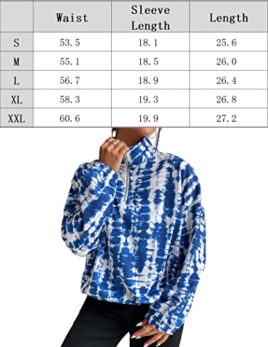 Gdlifecome Womens Half Zip Pullover Long Sleeve Print Sweatshirt Womens all Fashion 2022 Pullover