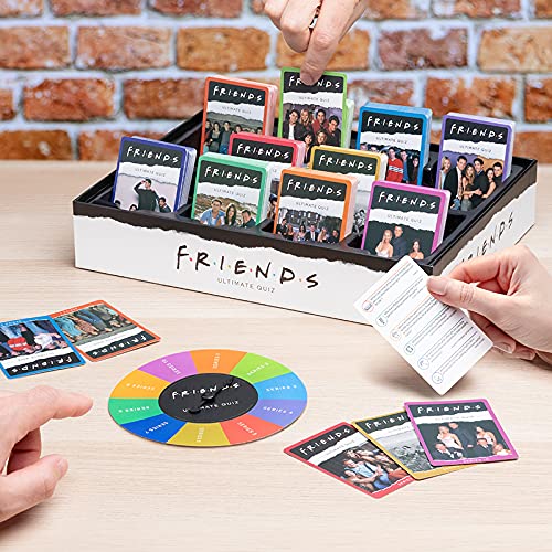 Paladone Friends TV Show Ultimate Trivia Quiz - 391 Double-Sided Quiz Cards - 2000+ Questions - Officially Licensed Merchandise