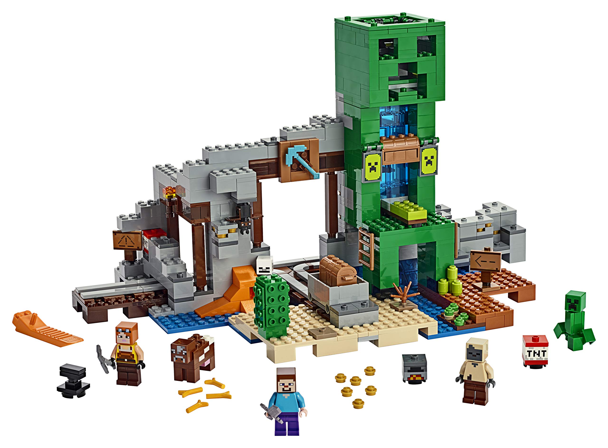 LEGO Minecraft The Creeper Mine 21155 Building Kit (834 Pieces)