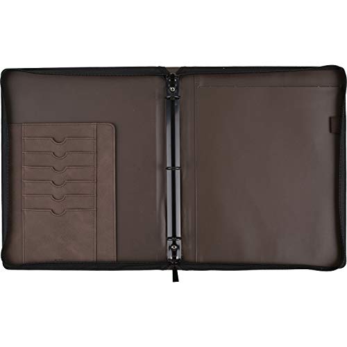 AT-A-GLANCE Day Runner Undated Harrison Leather Day Planner, 8-1/2-x-11-inch (307-0304), Brown