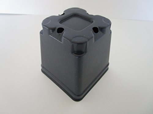 Set of 3 Trays Plus 54 POTS - 3.5" Square pots by Landmark Plastics