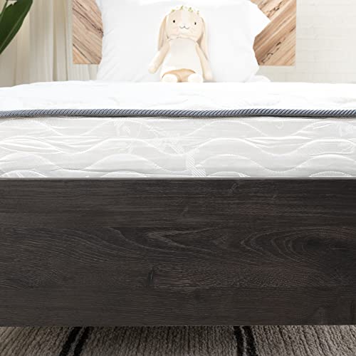 Signature Design by Ashley Bonell 6 Inch Firm Hybrid Mattress, CertiPUR-US Certified Foam, Twin (M96311)