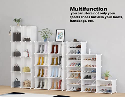 HOMIDEC Shoe Storage, 8-Tier Shoe Rack Organizer for Closet 32 Pair Shoes Shelf Cabinet for Entryway, Bedroom and Hallway