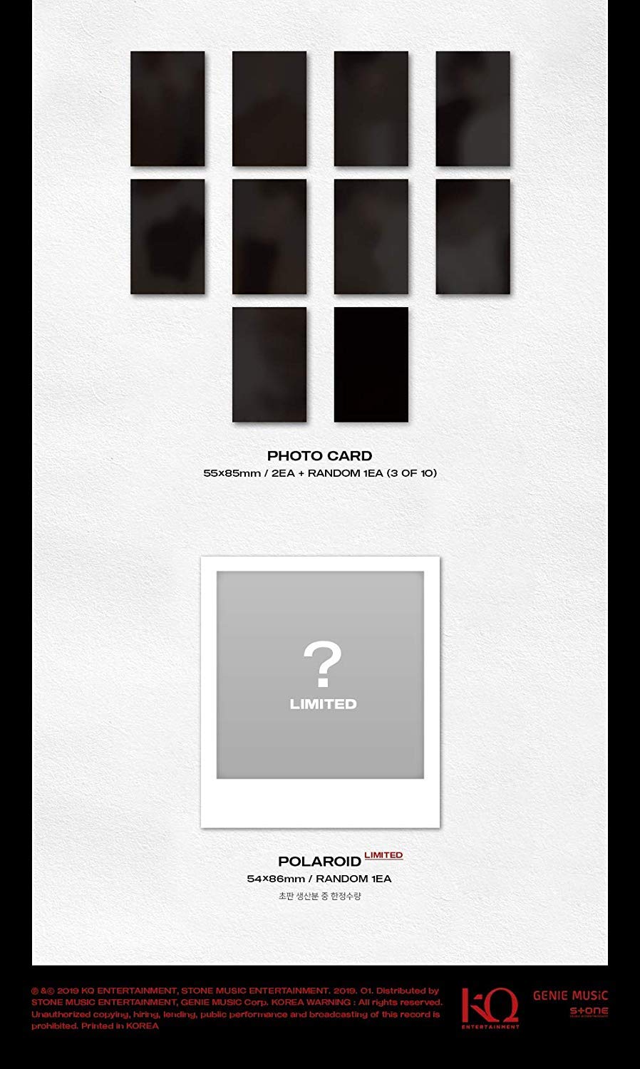 ATEEZ - TREASURE EP.2 ZERO TO ONE Album CD+Photo Booklet+Folding Poster+Photo Card