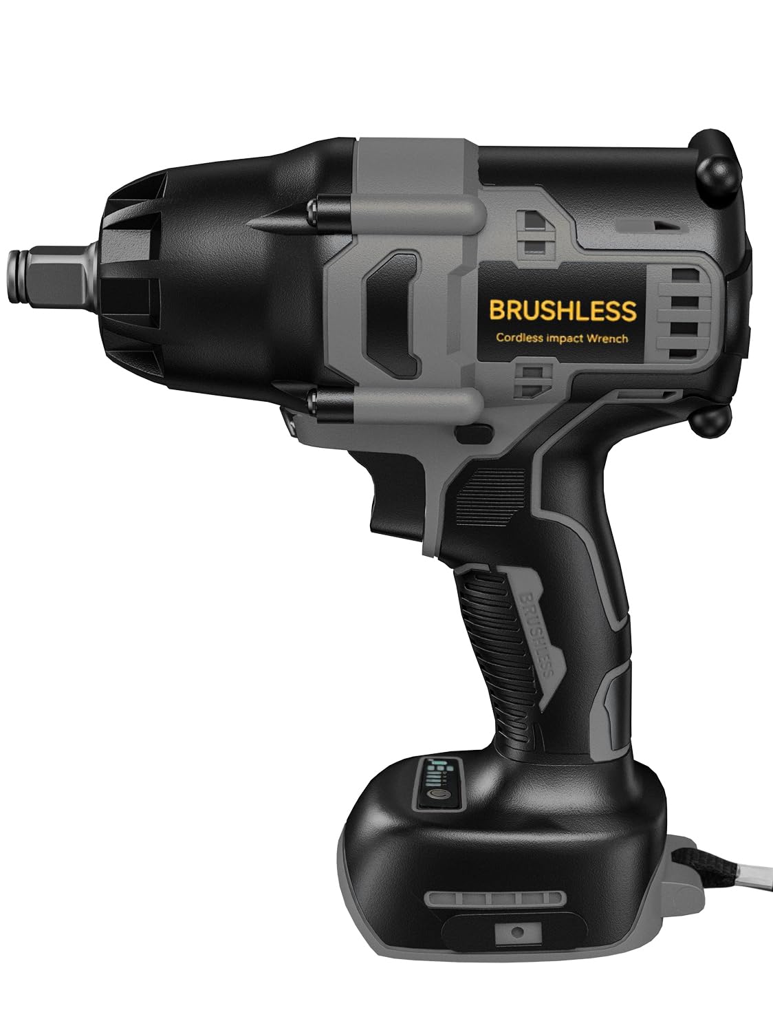 Cordless Impact Wrench 1/2 inch for Dewalt 20V Max Battery, 550 Ft-lbs (750N. m) Brushless High Torque Power Tool with LED Work Light (Batteries and Charger not Included.)