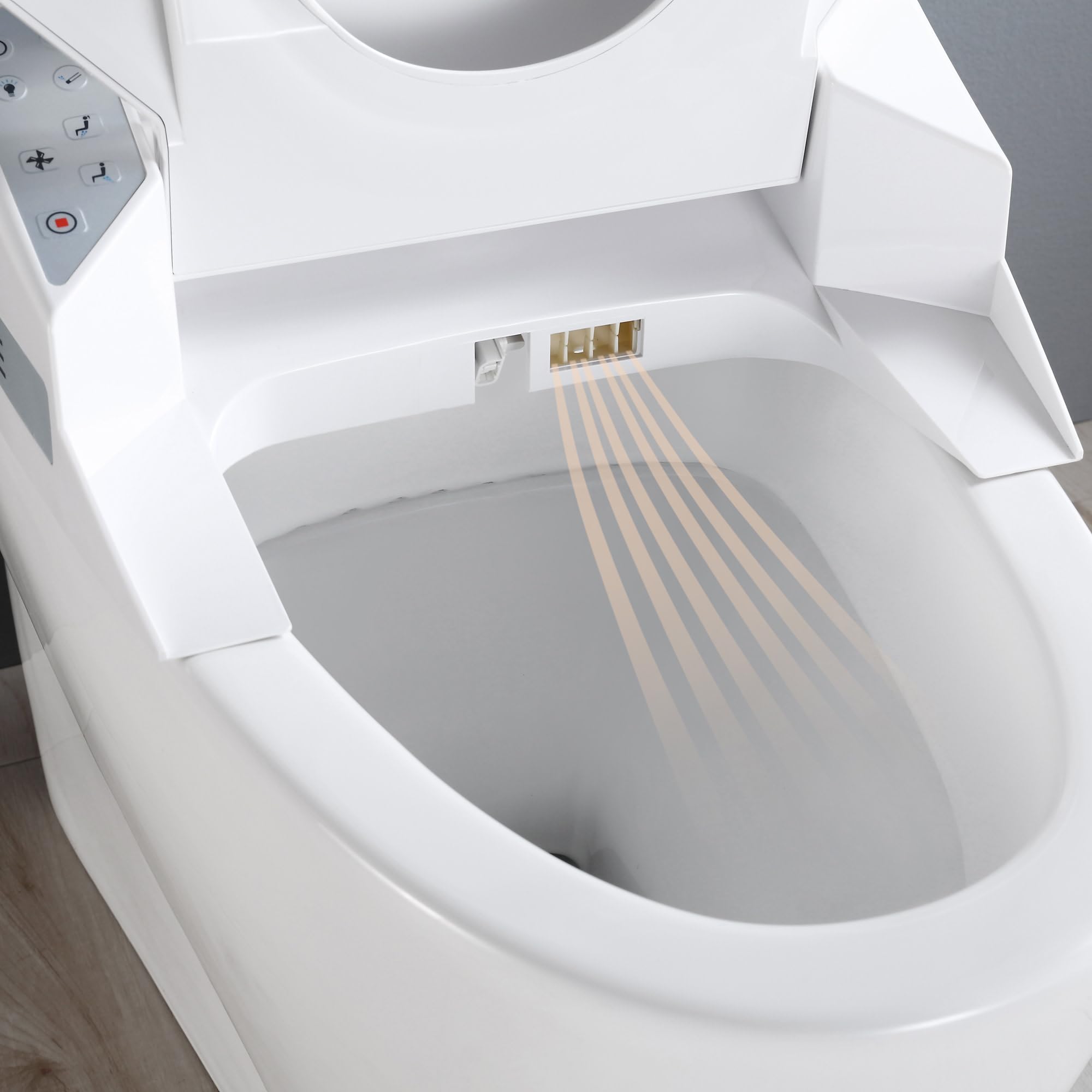 Miseno MT-YOSE32-15WST Yosemite 1.27 GPF One-Piece Elongated Toilet β Bidet Seat Included - White