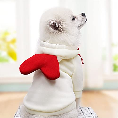 Dog Clothes Large Girl Medium-Sized Cats Dogs Two-Legged Love and Velvet Sweater Dogs Pet Clothes