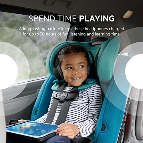 Belkin SoundForm Mini - Wireless Bluetooth Headphones for Kids with 30H Battery Life, 85dB Safe Volume Limit, Built-in Microphone - Kids On-Ear Earphones for iPhone, iPad, Fire Tablet & More - Black