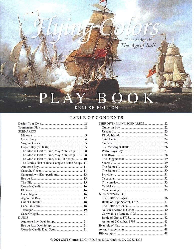GMT: Flying Colors, Fleet Actions in The Age of Sail, Deluxe 3rd Edition