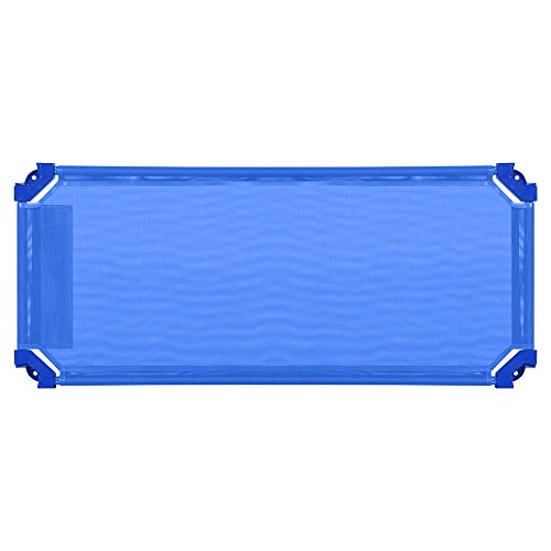 Wood Designs 87800 Stackable Daycare Cots for Kids, Naptime/Sleeping Cots for Preschool, Daycare, Kindergarten [Set of 6], 52"L x 22.25"W, Blue, Ready-to-Assemble