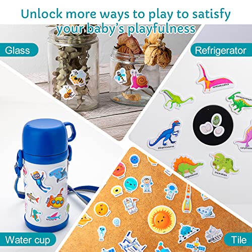 Sank Portable Jelly Quiet Book, Toddler Busy Book, 6 Themes Preschool Learning Activities Quiet Book, Preschool Activity Learning Books for Babies/Toddlers Ages 3-6 (Vehicles)