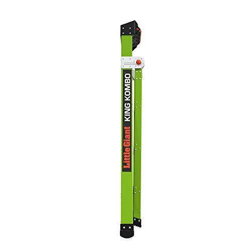 Little Giant Ladders, King Kombo, Professional, 5 Ft. A Frame, 8 Ft. Extension, Fiberglass, Type 1AA, 375 lbs Weight Rating, (13580-001)