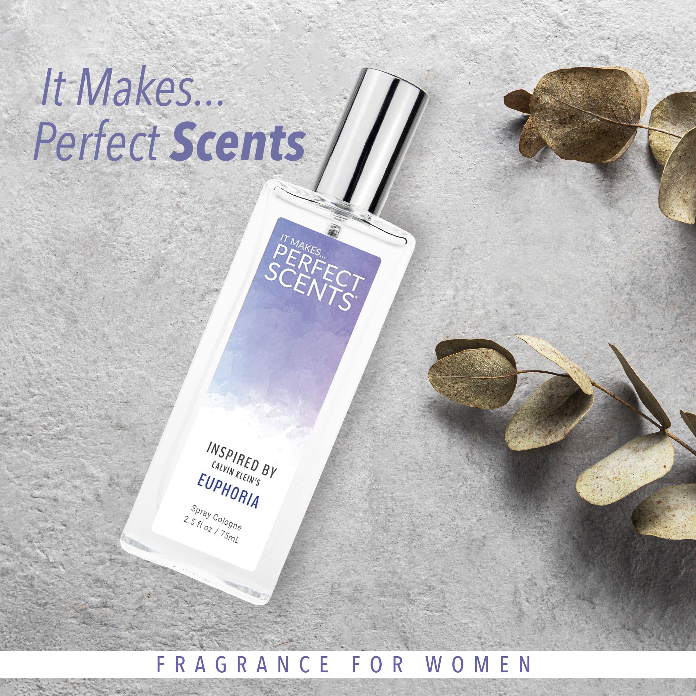 Perfect Scents Fragrances | Euphoria | Women’s Eau de Toilette | Paraben Free | Never Tested on Animals | 2.5 Fluid Ounces