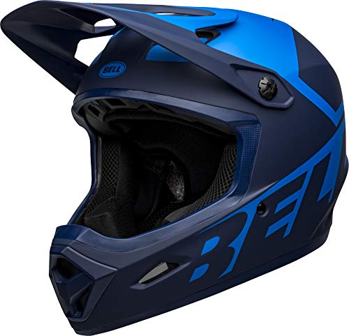 BELL Transfer Adult Full Face Bike Helmet - Matte Blue/Dark Blue (2023), Large (57-59 cm)