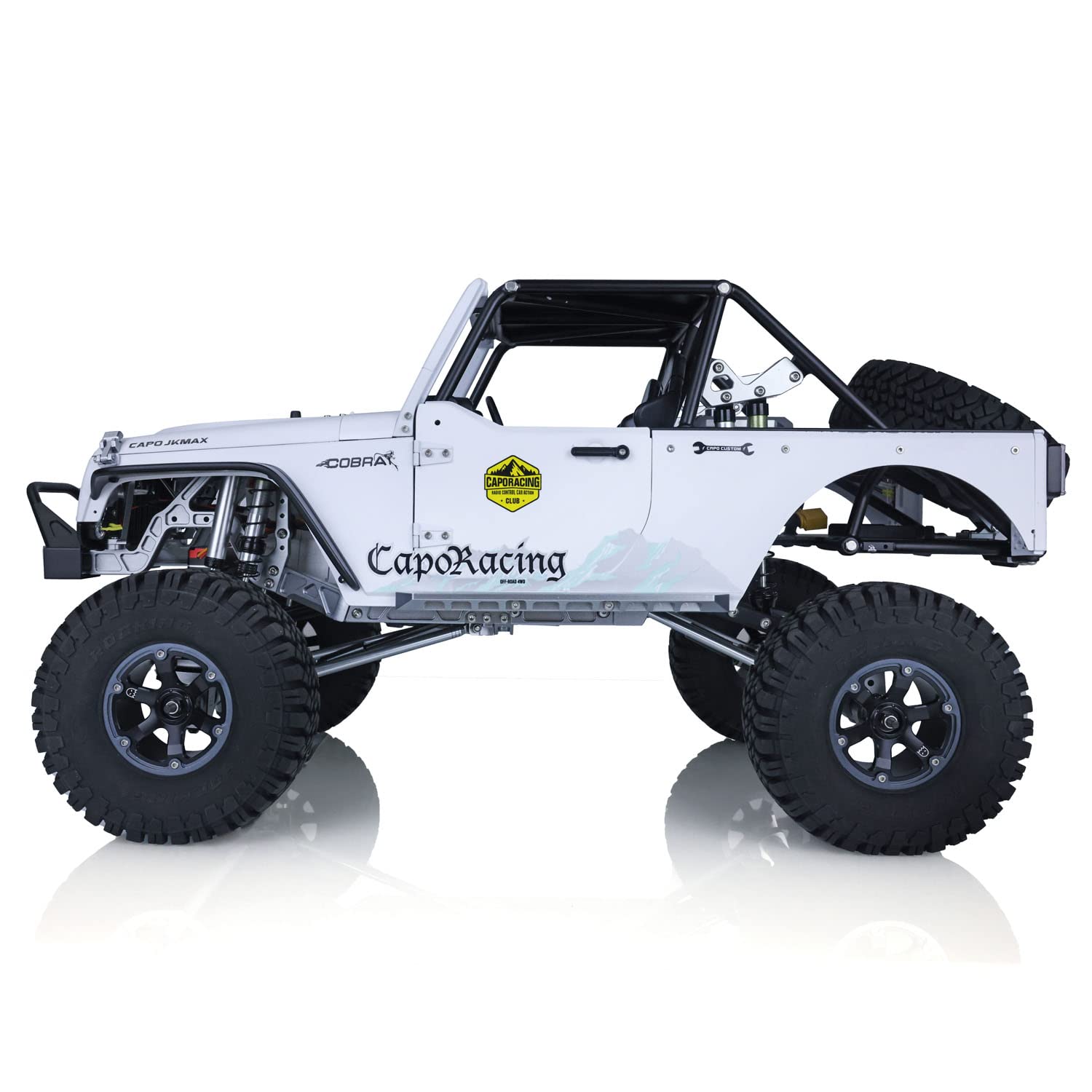 Capo JKMAX Metal Chassis 1/8 RC Crawler Car Assembled Model ESC Motor Radio GT5