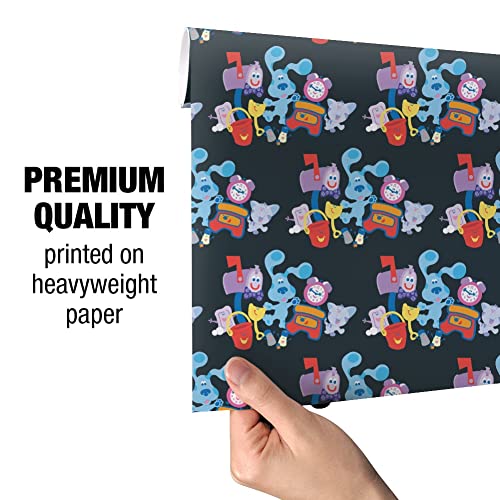 GRAPHICS & MORE Blue's Clues Friend Group Gift Wrap Wrapping Paper Rolls