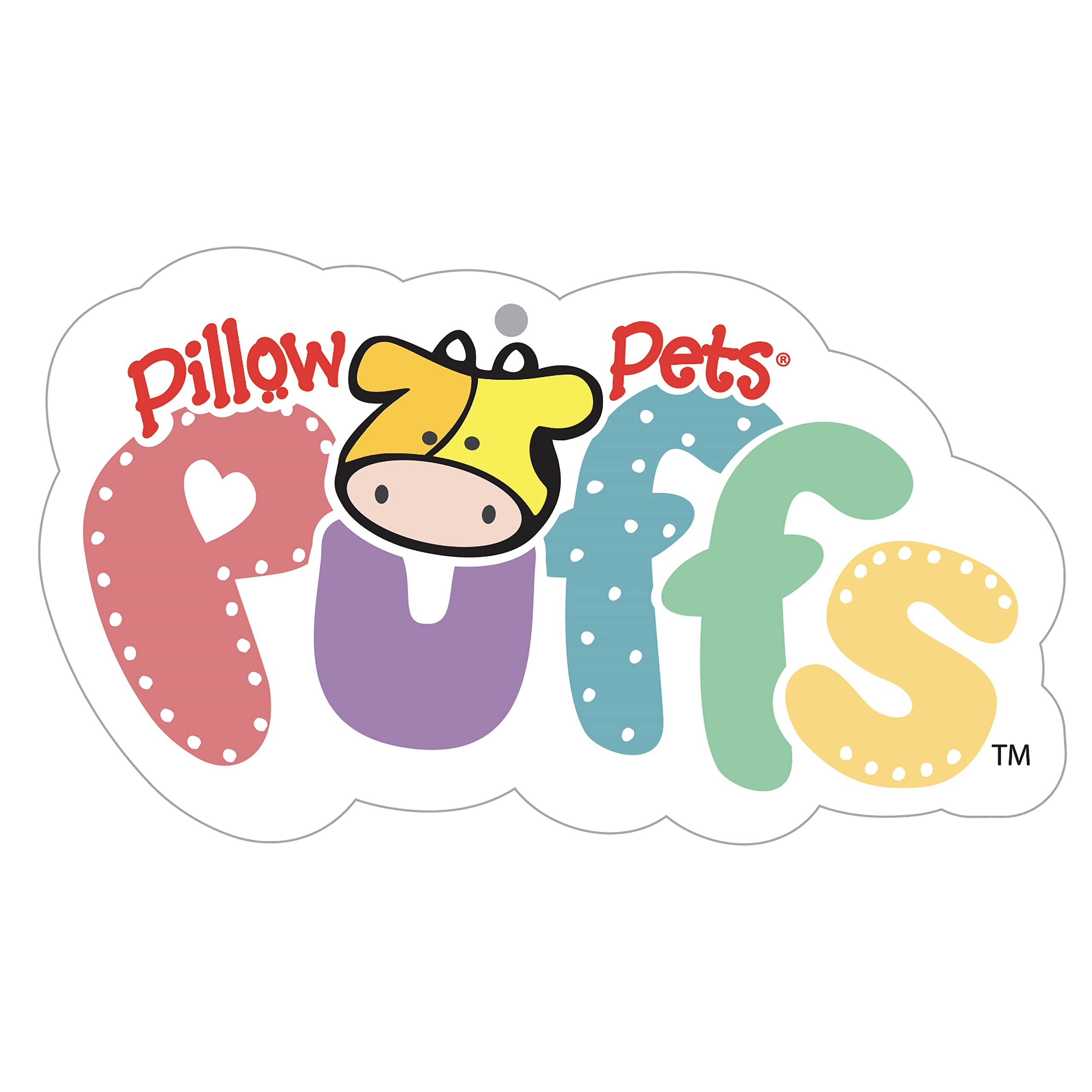 Pillow Pets Carly Cow Puff Plush Stuffed Animal Toy