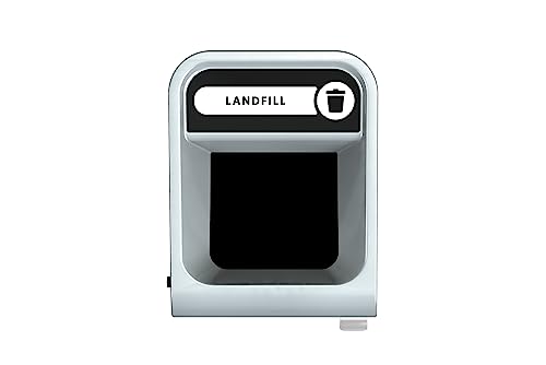 Rubbermaid Commercial Products Configure Landfill Trash Can, 23-Gallon, Grey, Indoor/Outdoor Waste Container Set for Office/Malls/Schools/Restaurants